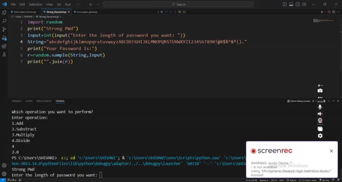 Shivani Yadav on LinkedIn: #python #codesoft #internship #pythonprogramming Shivani Yadav on LinkedIn: #python #codesoft #internship #pythonprogramming