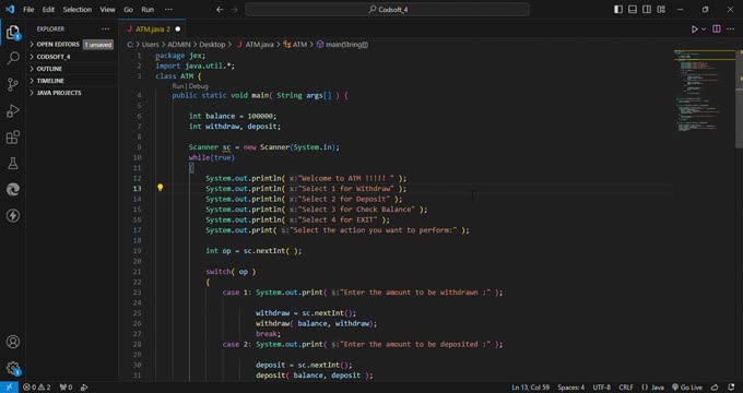 Omkar Londhe on LinkedIn: #virtualinternship #javaprogramming Omkar Londhe on LinkedIn: #virtualinternship #javaprogramming