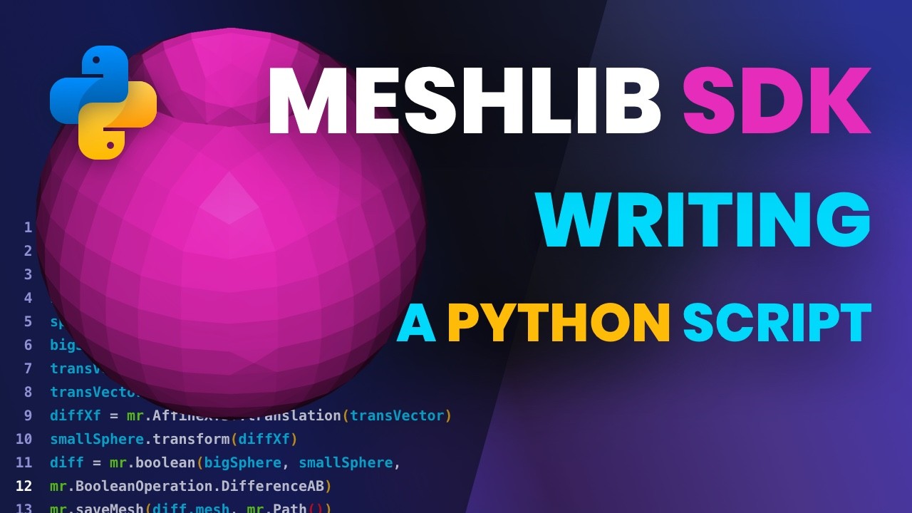 MeshInspector on LinkedIn: Writing a script using MeshLib SDK | 3D Mesh ... MeshInspector on LinkedIn: Writing a script using MeshLib SDK | 3D Mesh ...