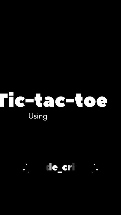 Karan Rajpara on LinkedIn: #tictactoe #javaprogramming #javadevelopment ... Karan Rajpara on LinkedIn: #tictactoe #javaprogramming #javadevelopment ...