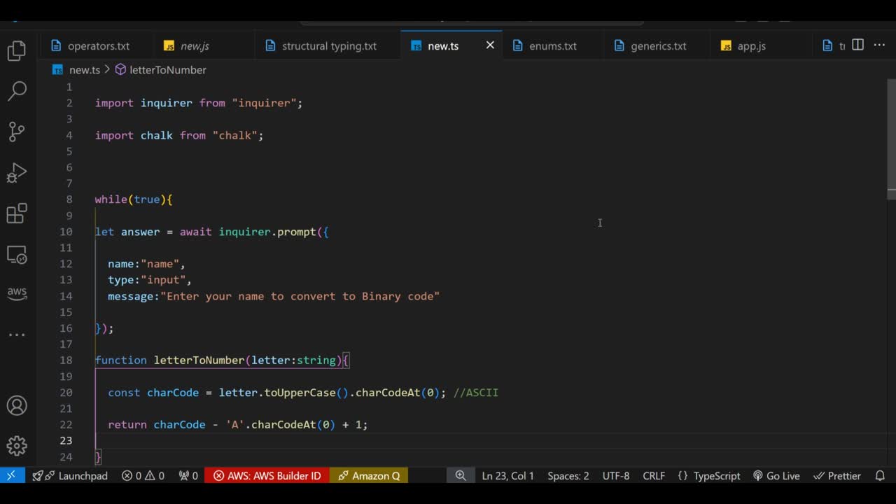 Shahab uddin on LinkedIn: #coding #typescript #binarycode #giaic # ... Shahab uddin on LinkedIn: #coding #typescript #binarycode #giaic # ...