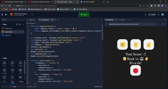 Aryan Srivastava on LinkedIn: My first javascript project -> A fully ... Aryan Srivastava on LinkedIn: My first javascript project -> A fully ...