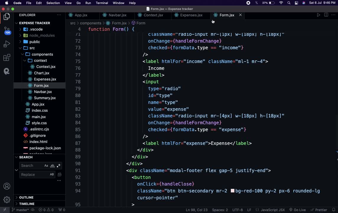 Ayush Mishra on LinkedIn: #expensetracker #react #tailwindcss #contextapi Ayush Mishra on LinkedIn: #expensetracker #react #tailwindcss #contextapi