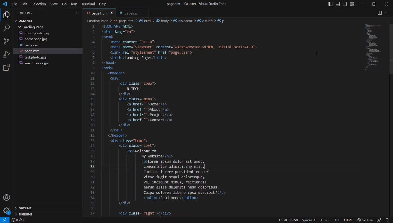 Rohit Yadav on LinkedIn: #octanet #html #css #webdevelopment #coding # ... Rohit Yadav on LinkedIn: #octanet #html #css #webdevelopment #coding # ...