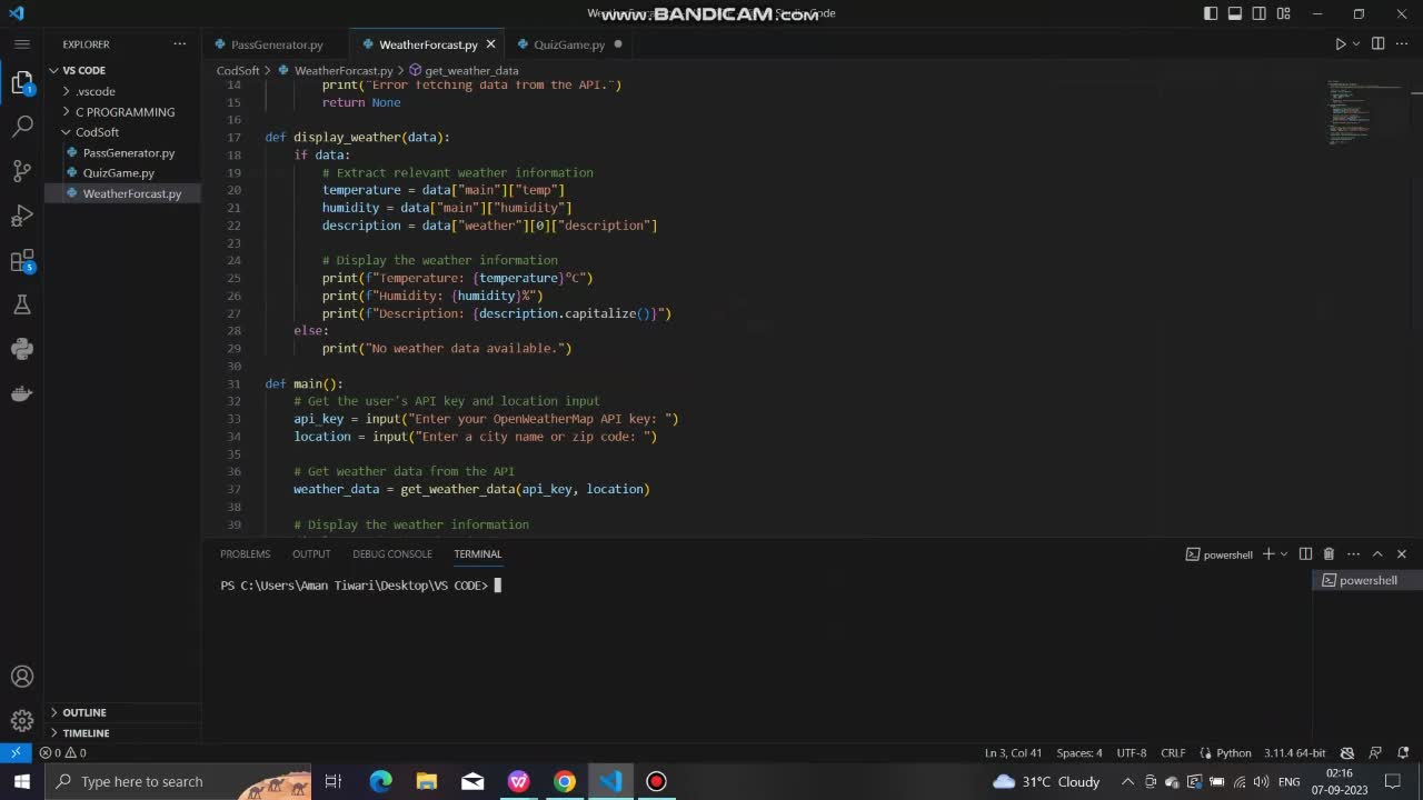 Aman Kumar Tiwari on LinkedIn: #pythonprogramming #apiintegration # ... Aman Kumar Tiwari on LinkedIn: #pythonprogramming #apiintegration # ...