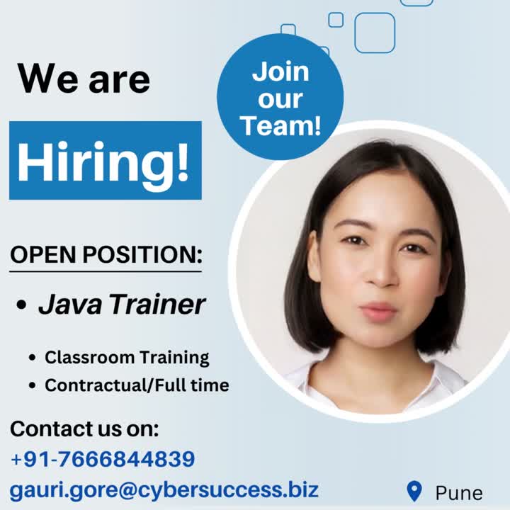 Gauri Gore on LinkedIn: #javatraining #javatraining #java # ... Gauri Gore on LinkedIn: #javatraining #javatraining #java # ...