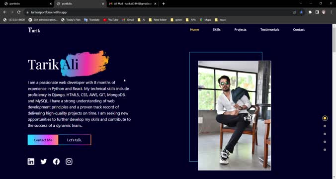 Tarik Ali on LinkedIn: #reactjs #tailwind #html5 #javascript # ... Tarik Ali on LinkedIn: #reactjs #tailwind #html5 #javascript # ...