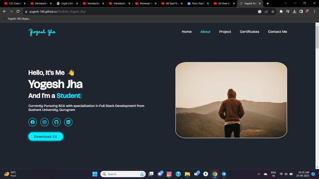 Yogesh Jha on LinkedIn: #portfolio #project #html5 #css3 #javascript #excel Yogesh Jha on LinkedIn: #portfolio #project #html5 #css3 #javascript #excel