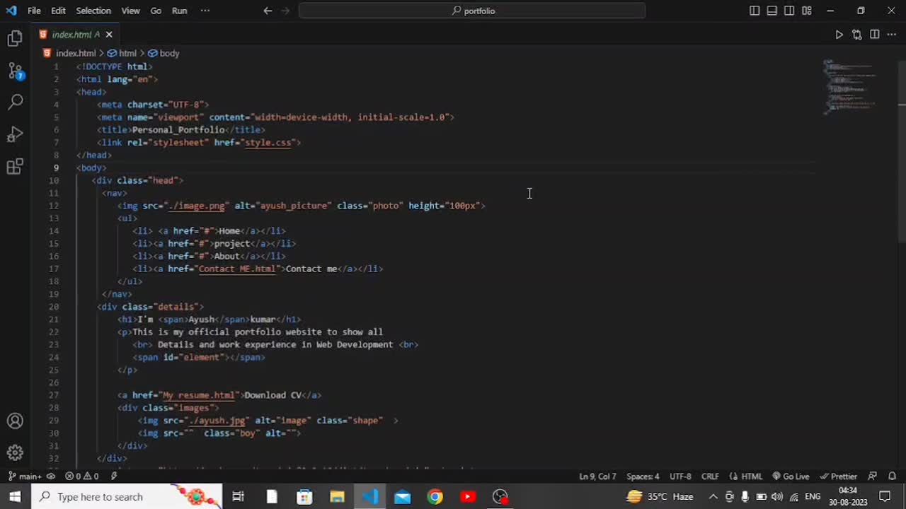 Ayush Kumar on LinkedIn: #codesoftinternship #html #htmlcss #css #task1 ... Ayush Kumar on LinkedIn: #codesoftinternship #html #htmlcss #css #task1 ...