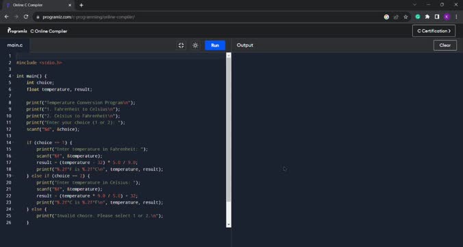 Supriya Kumari on LinkedIn: #cprogramming #temperatureconversion # ... Supriya Kumari on LinkedIn: #cprogramming #temperatureconversion # ...