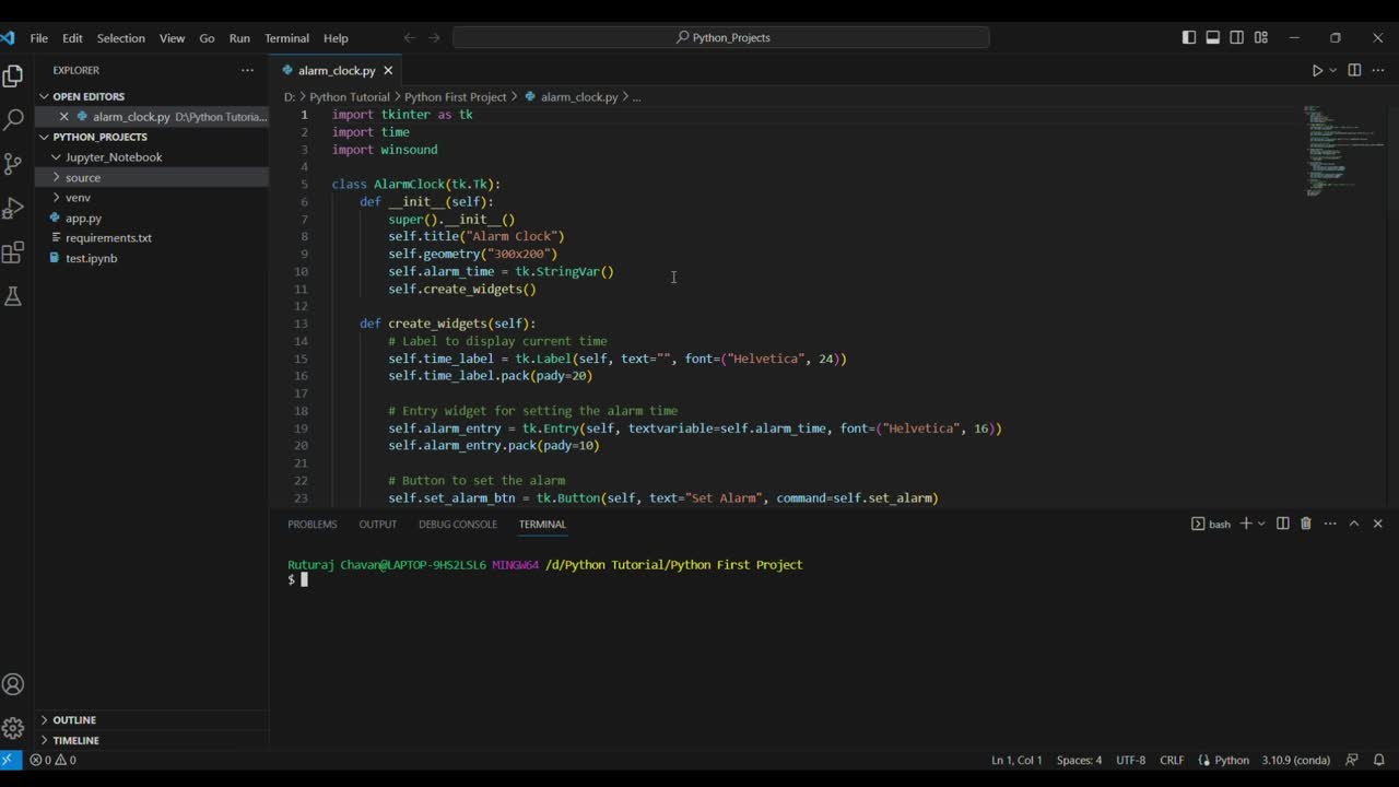 Ruturaj Chavan on LinkedIn: #task1 #pythondevelopment #intern #codeclause Ruturaj Chavan on LinkedIn: #task1 #pythondevelopment #intern #codeclause
