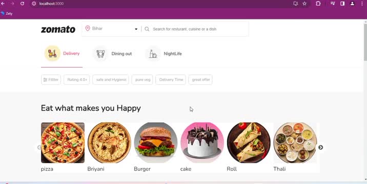 Vinay kumar on LinkedIn: #zomato #javascript #html #css #reactjs Vinay kumar on LinkedIn: #zomato #javascript #html #css #reactjs