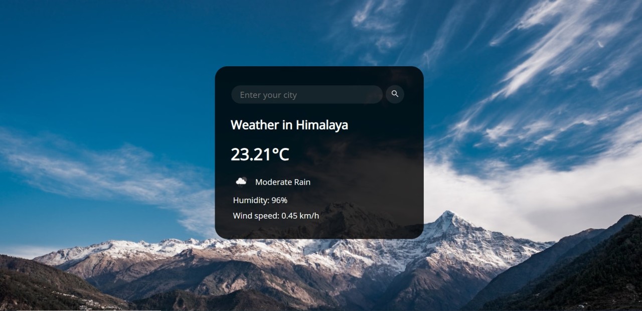 Abdullah Rehman on LinkedIn: Coded a Weather App using HTML , CSS and ... Abdullah Rehman on LinkedIn: Coded a Weather App using HTML , CSS and ...