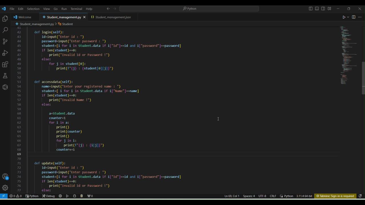 Aman Mishra on LinkedIn: #studentmanagementsystem #python # ... Aman Mishra on LinkedIn: #studentmanagementsystem #python # ...