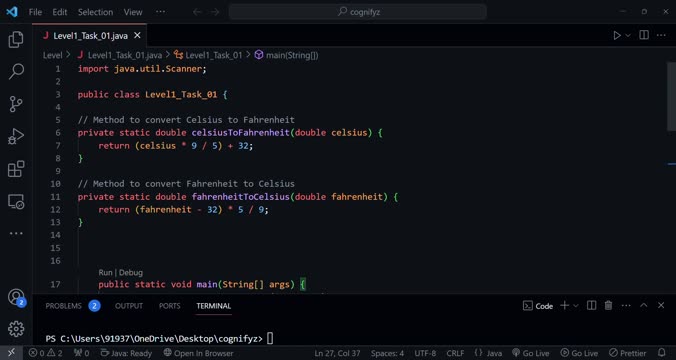 Abhay Solanke on LinkedIn: #javaprogramming #temperatureconversion # ... Abhay Solanke on LinkedIn: #javaprogramming #temperatureconversion # ...