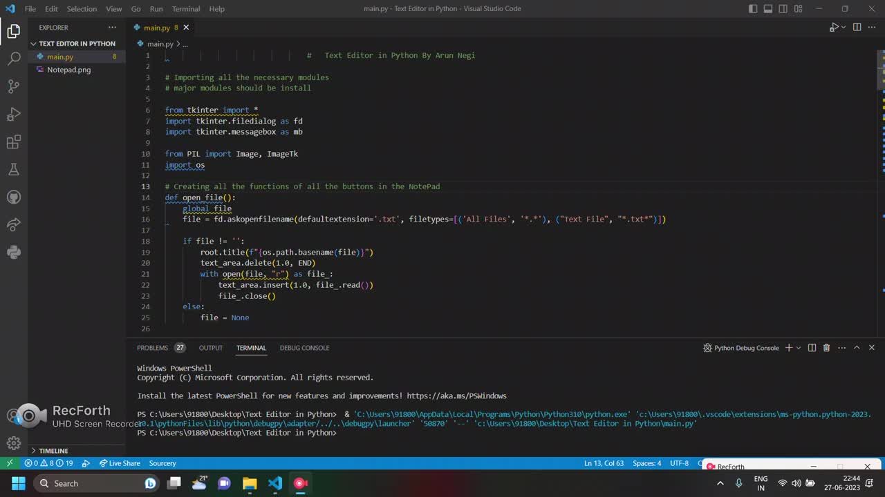 Arun Negi on LinkedIn: #task2 #python_developer #internship #github # ... Arun Negi on LinkedIn: #task2 #python_developer #internship #github # ...