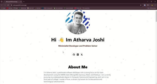 Atharva Joshi on LinkedIn: #portfolio #webdevelopment Atharva Joshi on LinkedIn: #portfolio #webdevelopment