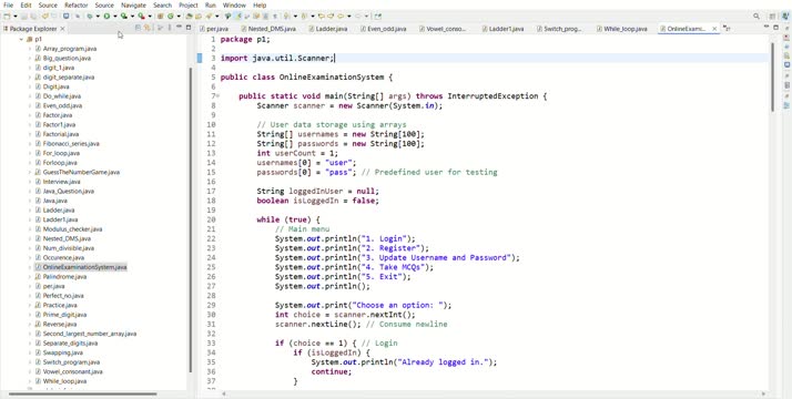 Roshan Gupta on LinkedIn: #java #programming #onlineexamination # ... Roshan Gupta on LinkedIn: #java #programming #onlineexamination # ...