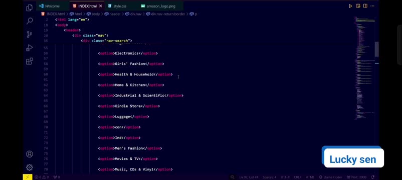 Lucky sen on LinkedIn: #webdevelopment #html #css #amazonclone # ... Lucky sen on LinkedIn: #webdevelopment #html #css #amazonclone # ...