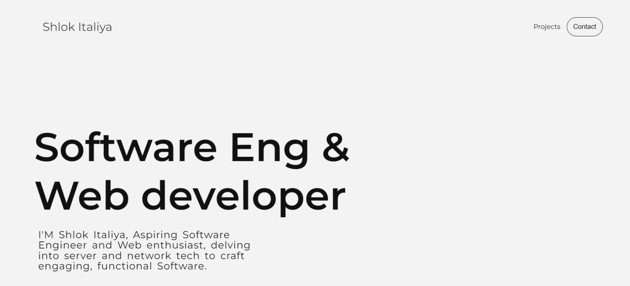Shlok Italiya on LinkedIn: #portfoliowebsite #softwareengineer # ... Shlok Italiya on LinkedIn: #portfoliowebsite #softwareengineer # ...