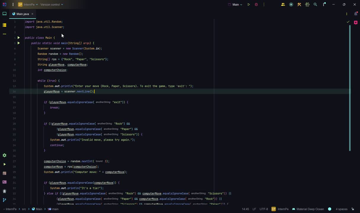Sagar Gupta on LinkedIn: #java #programming #internpe Sagar Gupta on LinkedIn: #java #programming #internpe