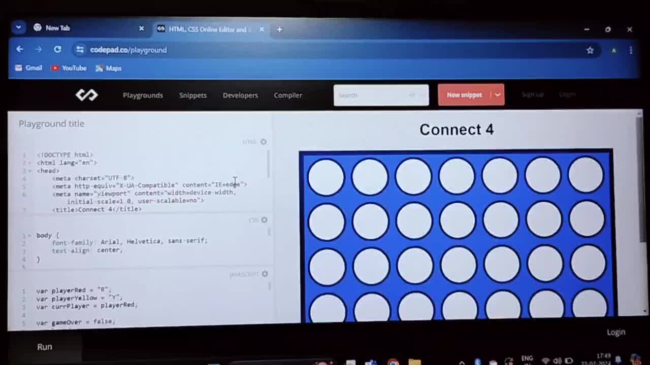 Anujna S S on LinkedIn: #webdevelopment #html #js #css #internpe # ... Anujna S S on LinkedIn: #webdevelopment #html #js #css #internpe # ...