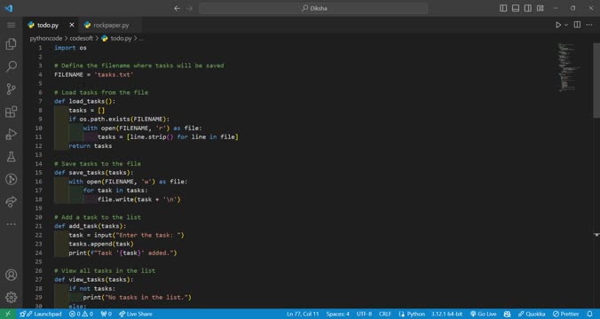 Diksha Kushwah on LinkedIn: #codsoft #internship #pythonprogramming # ... Diksha Kushwah on LinkedIn: #codsoft #internship #pythonprogramming # ...