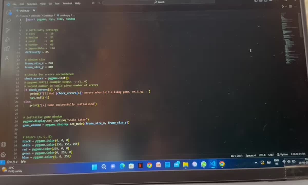 Harini Naredla on LinkedIn: #internpe #pythonprogramming Harini Naredla on LinkedIn: #internpe #pythonprogramming