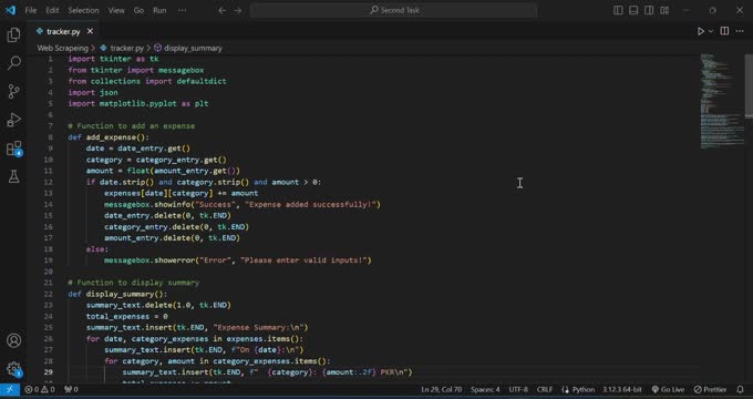 New project: Expense Tracker with Python and Tkinter | Saqib Hussain ... New project: Expense Tracker with Python and Tkinter | Saqib Hussain ...
