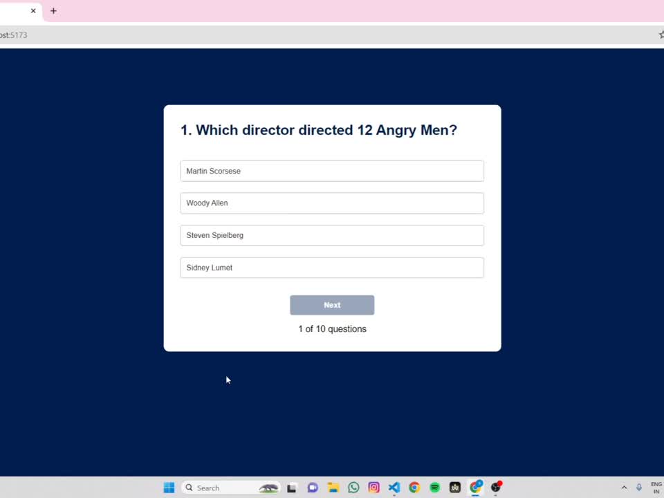 Shailesh Thakor on LinkedIn: #reactjs #quizapp #learningbydoing Shailesh Thakor on LinkedIn: #reactjs #quizapp #learningbydoing