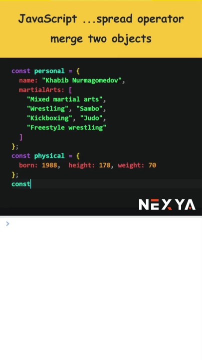 Gourav Malviya on LinkedIn: #javascript #spreadoperator #objectmerging ... Gourav Malviya on LinkedIn: #javascript #spreadoperator #objectmerging ...