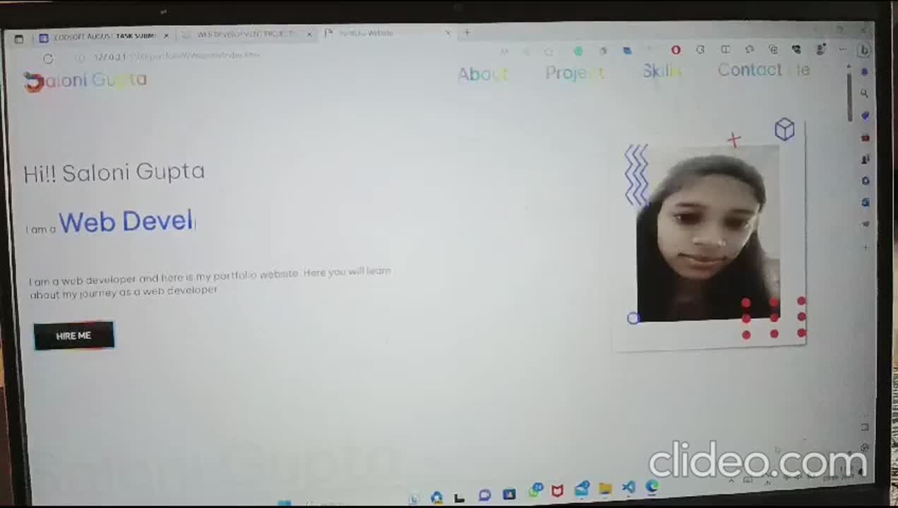 Saloni Gupta on LinkedIn: #webdevelopment #portfolio #htmlcss Saloni Gupta on LinkedIn: #webdevelopment #portfolio #htmlcss