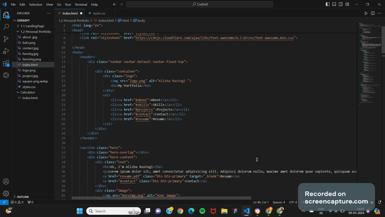 Alisha Rastogi on LinkedIn: #webdevelopment #internship #codsoft # ... Alisha Rastogi on LinkedIn: #webdevelopment #internship #codsoft # ...