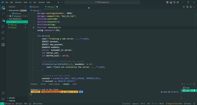 Animesh Yadav on LinkedIn: #cplusplus #winsock #networkprogramming #backend Animesh Yadav on LinkedIn: #cplusplus #winsock #networkprogramming #backend