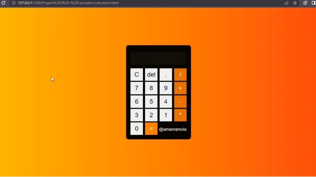 Aman Ramola on LinkedIn: #calculator #html #css #javascript Aman Ramola on LinkedIn: #calculator #html #css #javascript