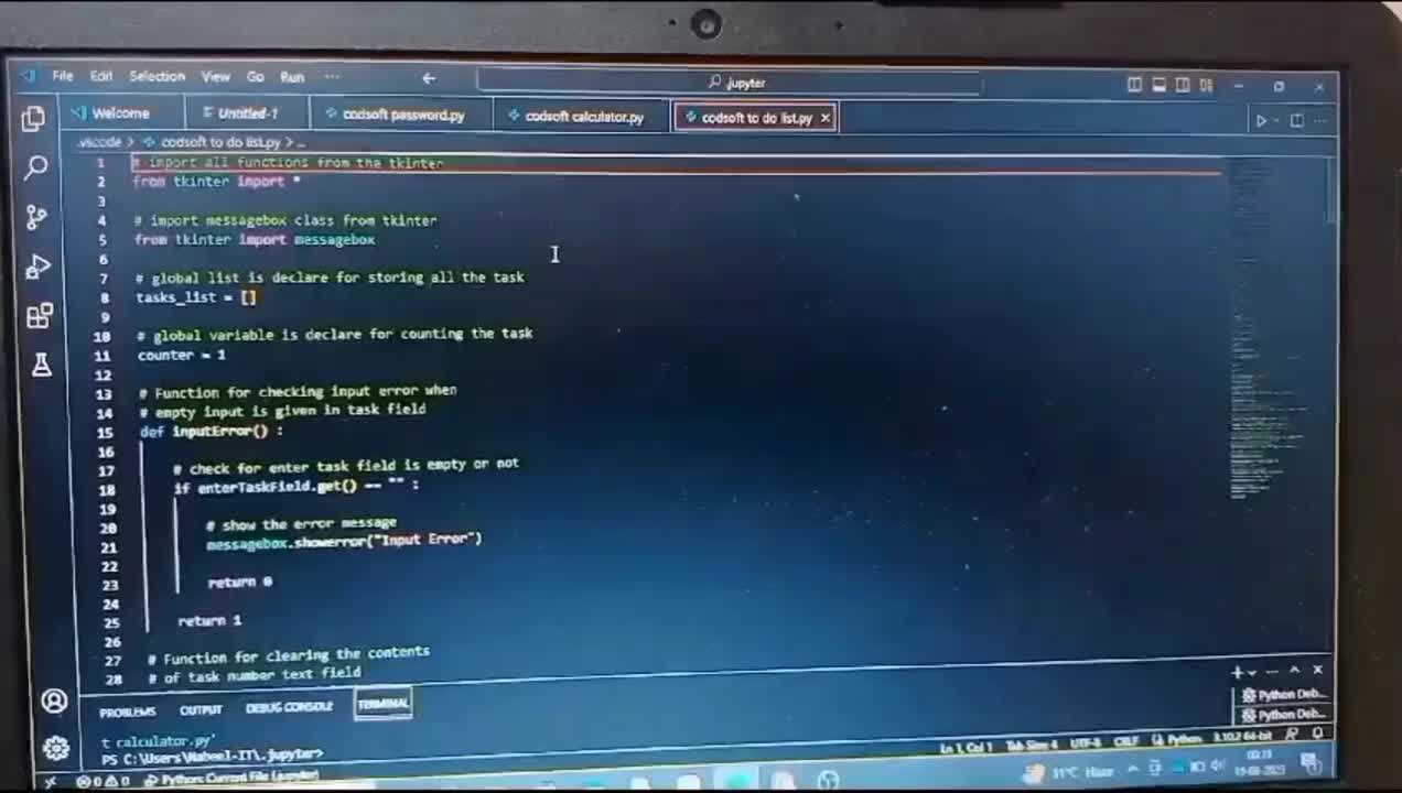 Shivangi Singh on LinkedIn: #codsoft #codsoftinternship #python Shivangi Singh on LinkedIn: #codsoft #codsoftinternship #python