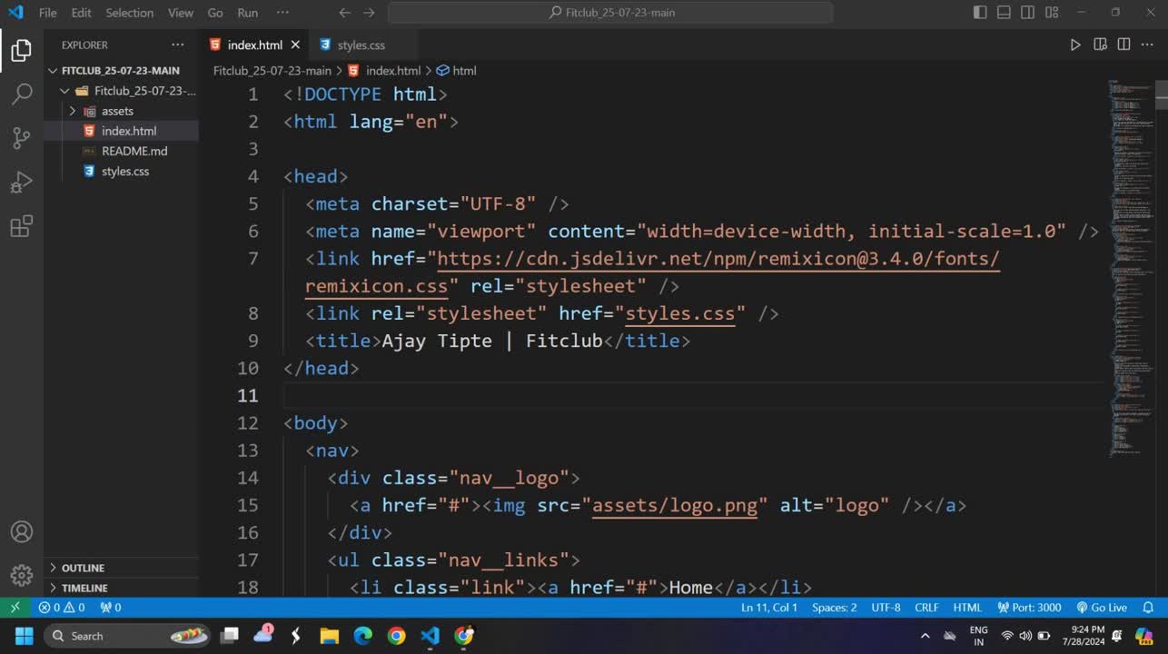 Ajay Tipte on LinkedIn: #task #codsoft #webdevelopment #html #css # ... Ajay Tipte on LinkedIn: #task #codsoft #webdevelopment #html #css # ...