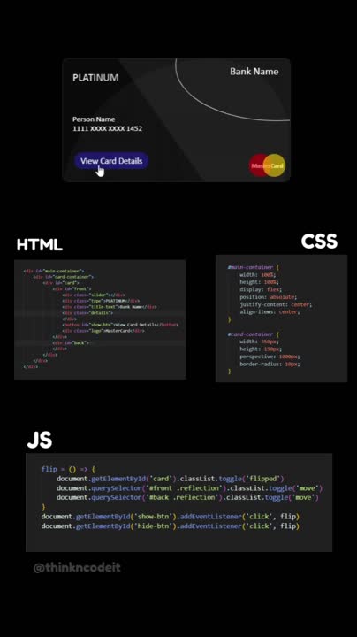 Sufian Zulfiqar on LinkedIn: #html #css #javascript #animation #credit ... Sufian Zulfiqar on LinkedIn: #html #css #javascript #animation #credit ...