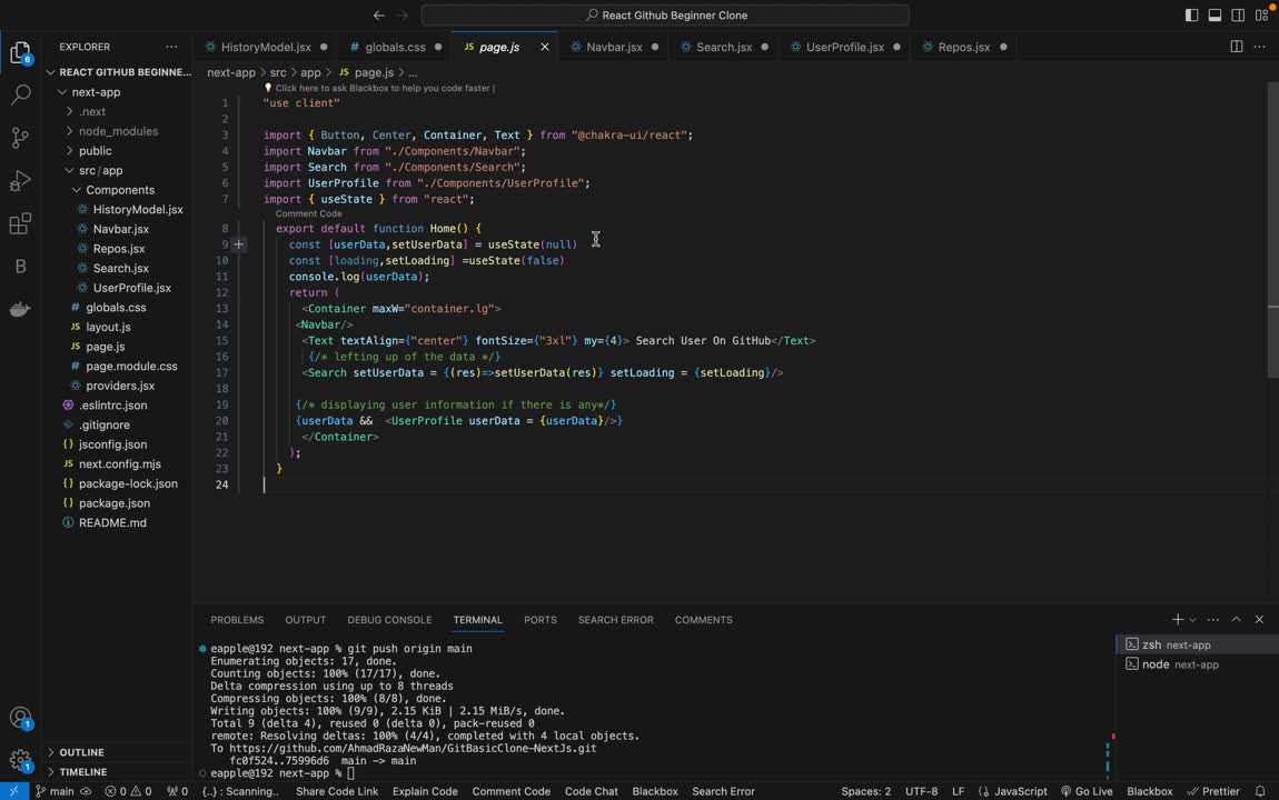 Next.js project using React and Chakra | Ahmad Raza posted on the topic ... Next.js project using React and Chakra | Ahmad Raza posted on the topic ...