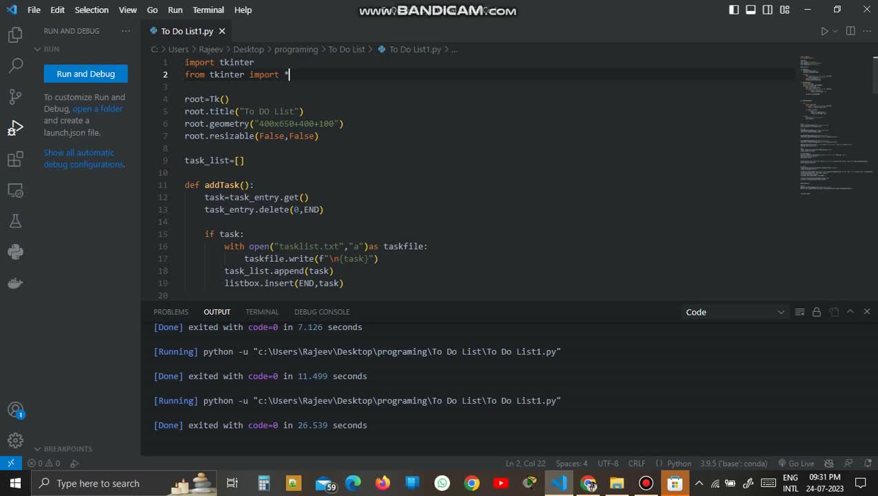 Kunal Kumar on LinkedIn: #codsoft #pythonprogramming #project #python Kunal Kumar on LinkedIn: #codsoft #pythonprogramming #project #python