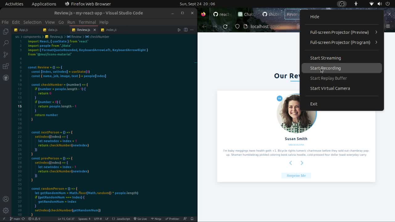 Shubham Kumar on LinkedIn: Build a testimonial section using react and ... Shubham Kumar on LinkedIn: Build a testimonial section using react and ...