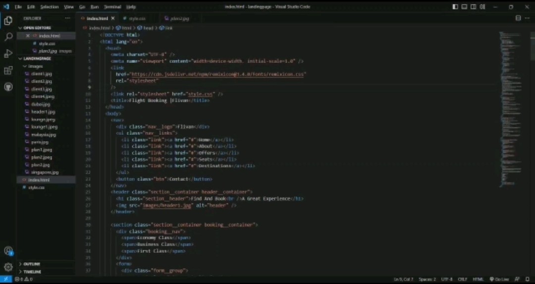 Aishwariya Nayak on LinkedIn: #oasisinfobyte #html #css #landingpage Aishwariya Nayak on LinkedIn: #oasisinfobyte #html #css #landingpage
