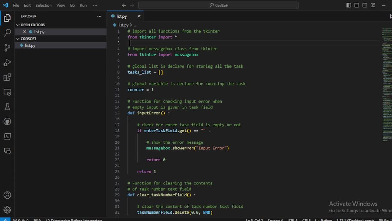 Srushti Gaikwad on LinkedIn: #pythonprogramming #codsoft Srushti Gaikwad on LinkedIn: #pythonprogramming #codsoft