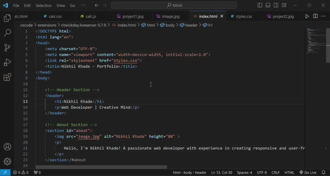 Nikhil Khade on LinkedIn: #internship #codsoft #codingjourney Nikhil Khade on LinkedIn: #internship #codsoft #codingjourney