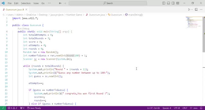 Mayur Pote on LinkedIn: #java #programming #coding #numbergame # ... Mayur Pote on LinkedIn: #java #programming #coding #numbergame # ...