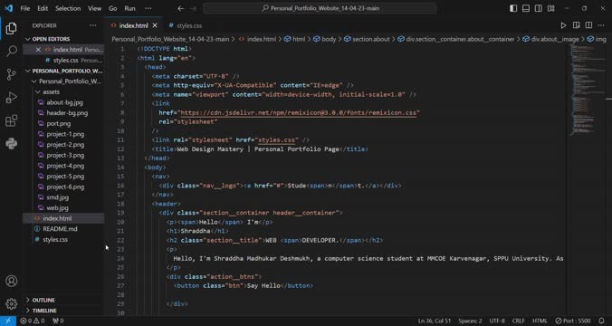 Shraddha Deshmukh on LinkedIn: #codsoft #webdevelopment # ... Shraddha Deshmukh on LinkedIn: #codsoft #webdevelopment # ...
