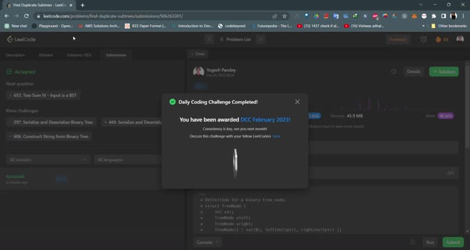 Yogesh Pandey on LinkedIn: #dcc #leetcode #leetcode2023 #dcc #coding # ... Yogesh Pandey on LinkedIn: #dcc #leetcode #leetcode2023 #dcc #coding # ...