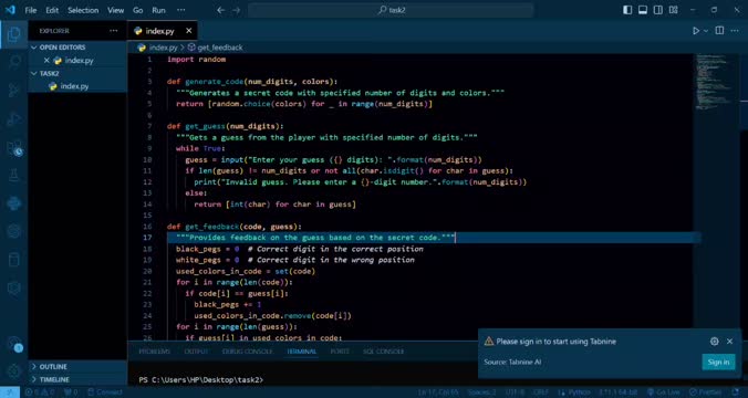 SAHRUKH KHAN on LinkedIn: #python #programming #mastermind #gamedev # ... SAHRUKH KHAN on LinkedIn: #python #programming #mastermind #gamedev # ...