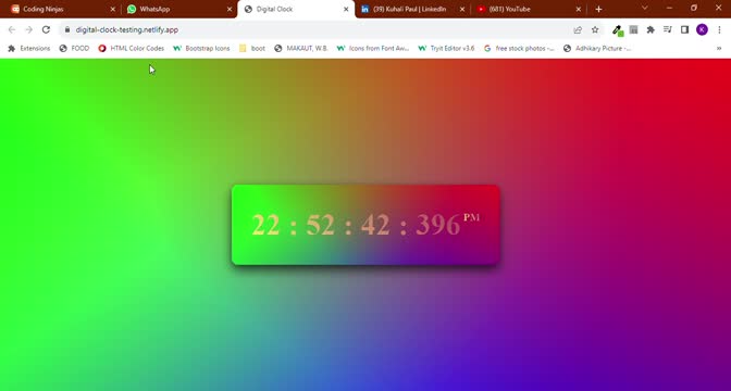 Kuhali Paul on LinkedIn: #html #css #javascript #digitalclock #coding # ... Kuhali Paul on LinkedIn: #html #css #javascript #digitalclock #coding # ...