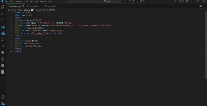 Kirtan Totla on LinkedIn: Made a Connect 4 game using html, css, js ... Kirtan Totla on LinkedIn: Made a Connect 4 game using html, css, js ...